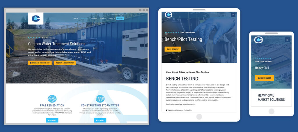 National Water Treatment Company Web Design Project